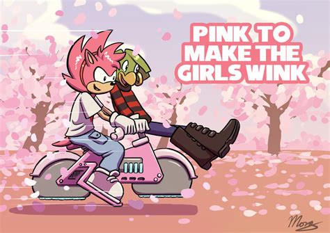 Pink To Make The Girls Wink — Weasyl