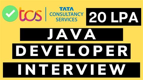 TCS Live Interview Technical Managerial Java Spring Boot