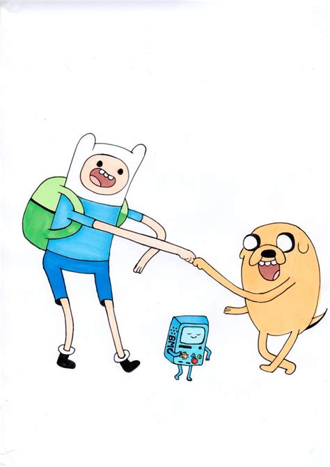 Finn Jake And Bmo Adventure Time By Mememadeitwithmeraki On Deviantart