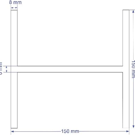 Cross Section Of The Girder Download Scientific Diagram