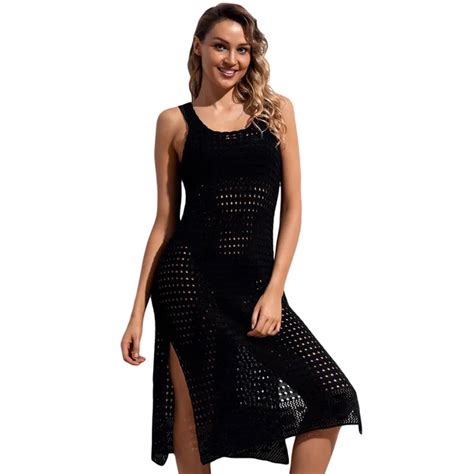 Black Sheer Sexy Beach Cover Up Lace Embroidered Mesh Cover Ups Short Sleeve Swimsuit Cover Up