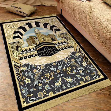 سجادة صلاة إسلامية سجاد إسلامي حصيرة للصلاة الإسلامية Tapis De Priere