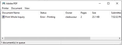 Print To Pdf Wont Save To A Mapped Drive Windows Adobe Product