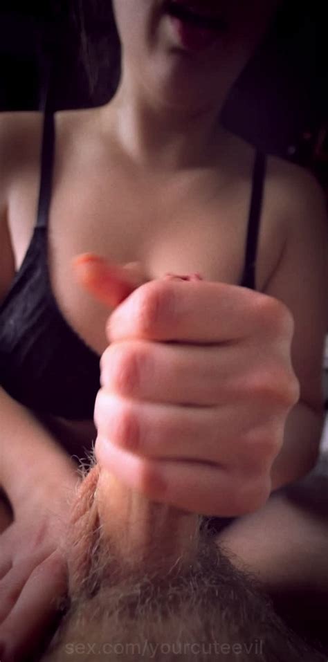 Yourcuteevil Hurry Up And Cum 🤤 Full For Subs Pov Pov Handjob