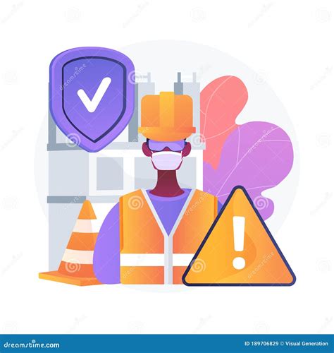 Workplace Safety Abstract Concept Vector Illustration Stock Vector