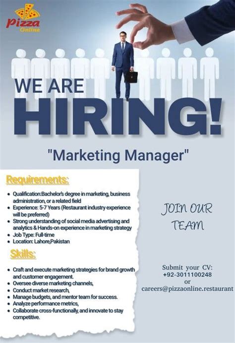 rizwan hussain on linkedin marketingmanager urgenthiring
