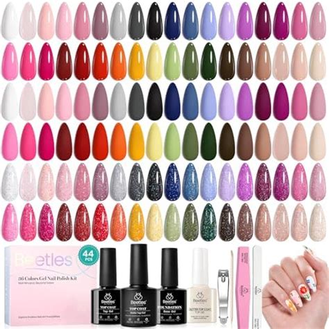 Beetles Gel Polish 44 Pcs Gel Nail Polish Set 36 Colors