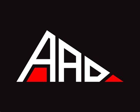 Premium Vector Triangle Shape Aad Letter Logo Design