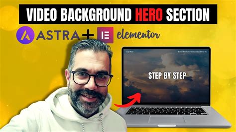 How To Make A Video Background Hero Section On Your Website In Wordpress With Elementor Youtube