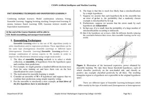 AL3451 Machine Learning AL3451 MACHINE LEARNING UNIT I INTRODUCTION