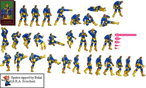 X Men Mutant Apocalypse Sprites