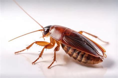 Premium Photo A Cockroach Isolated On White Background Cockroach