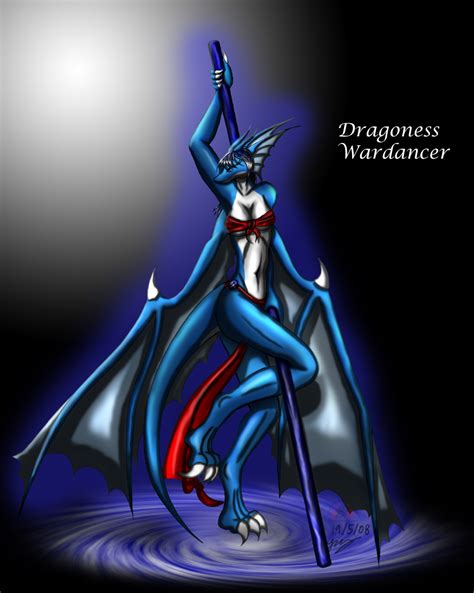 Dragoness Wardancer By Snowfyre On Deviantart