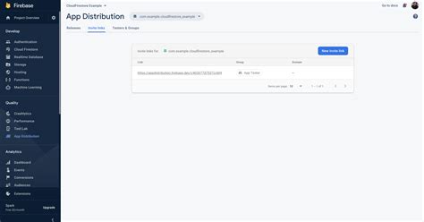 implementation of firebase app distribution in android development by