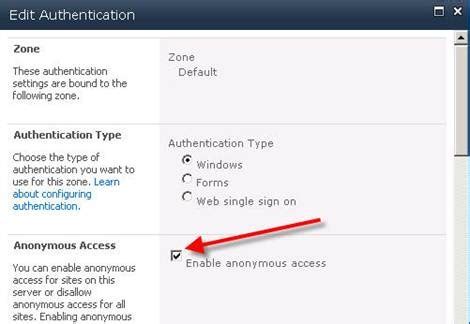 Enable Anonymous Access In Sharepoint Experiences Of An Inland Empire Dad