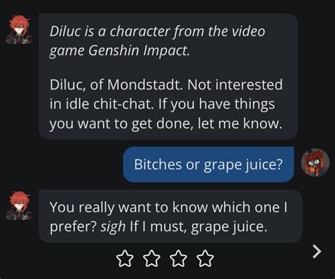 i love asking genshin bots these questions r characterai