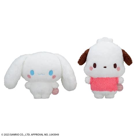 ゆるかわ サンリオキャラクターズ Moco Mee Mぬいぐるみ“シナモロール・ポチャッコ”｜セガプラザ