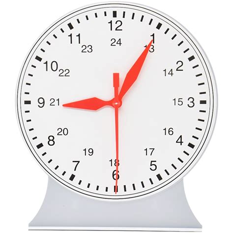 Teaching Clock 24 Hour Model Props Desktop Toys Learn Tell Time
