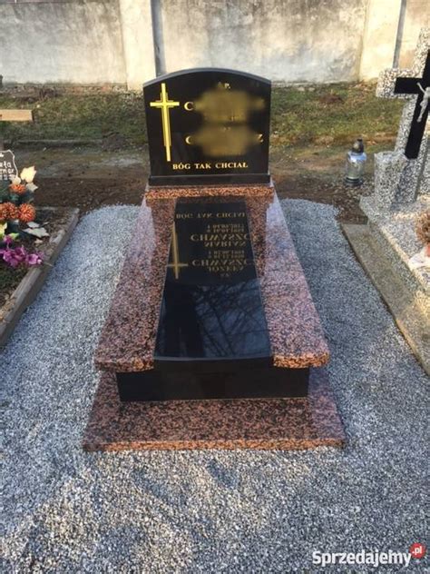 NAGROBKI POMNIKI KAMIENIARSTWO GRANIT BALMORAL Konary Sprzedajemy Pl