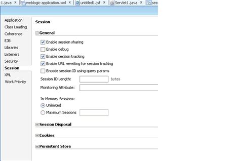 Java Sharing Session With Multiple Different Applications In Weblogic Sever Smart Us