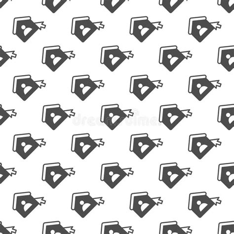 Home User And Mouse Cursor Solid Seamless Pattern Remote Work Theme
