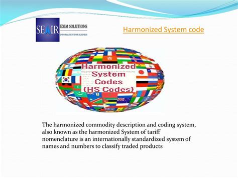 PPT Get Data Of All Harmonized System Code From SeAir PowerPoint Presentation ID 7450374