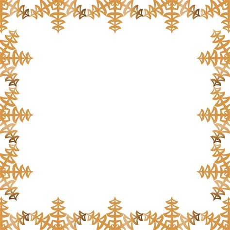 Gold Floral Design Vector PNG Images Thai Gold Frame Floral Border Png
