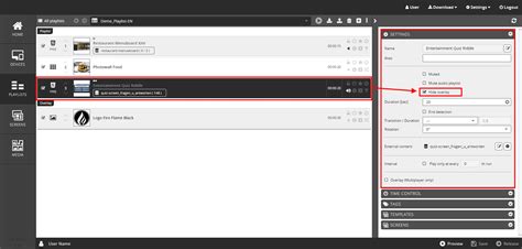 playlist element functions