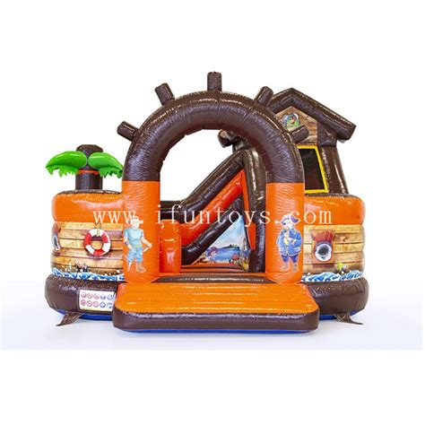 Inflatable Fun City Pirate Combo Inflatable Pirate Bouncy