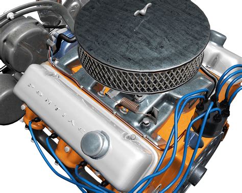 Pontiac V8 Engine Animated Model Midpoly 3D Model Animated CGTrader