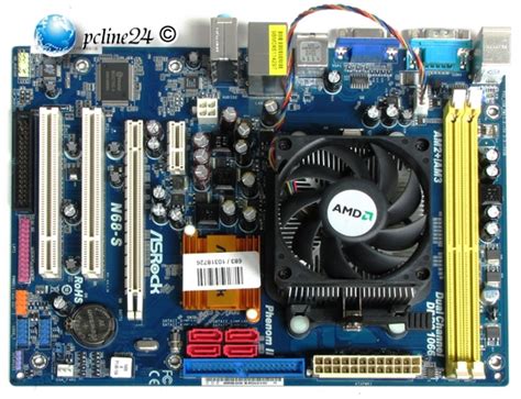 Asrock N68 S Mit Cpu Amd Athlon X2 240 2 8ghz Ddr2 Amd Am2 Am3 Rev 1 10 Mainboard 10026259