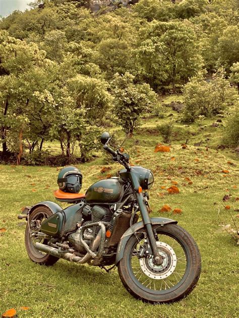 Download Jawa Motorcyclein Nature Wallpaper