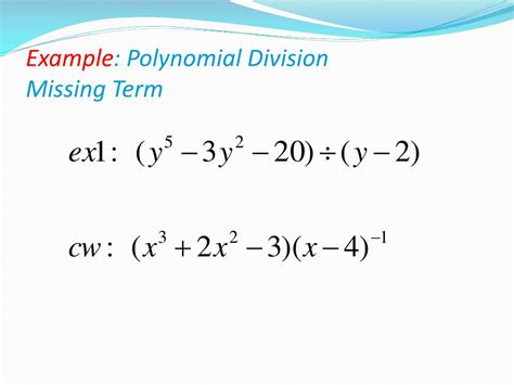 PPT Topic 6 Polynomial Equations PowerPoint Presentation Free Download ID 2084566