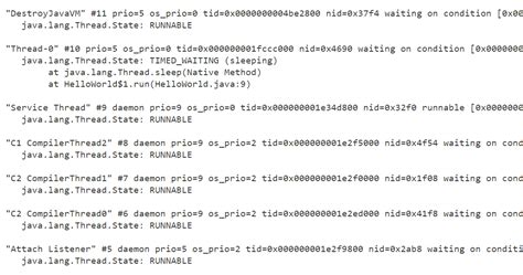 Programming For Beginners Jcmd Threadprint Get Thread Dumps