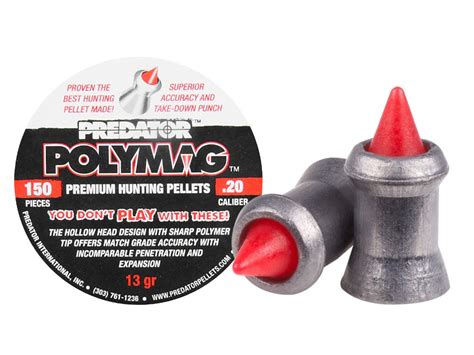 Predator Polymag Cal Grains Pointed Ct Air Gun Pellets