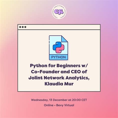 [video] coding for immigrants cfi on linkedin python