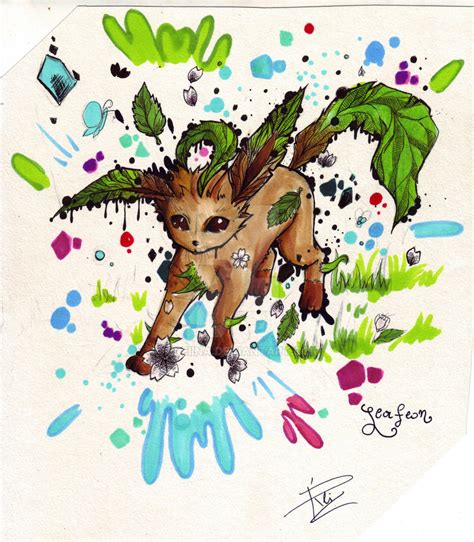 Leafeon Eevee 2 By Ereiina On Deviantart