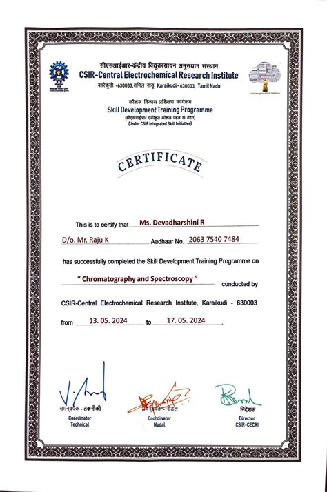 Devadharshini R On Linkedin Internship Skilldevelopment Chromatography Spectroscopy