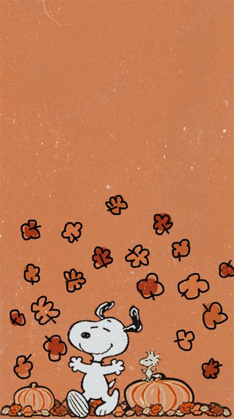 Fall Is Here Snoopy Wallpaper Halloween Wallpaper Iphone Halloween