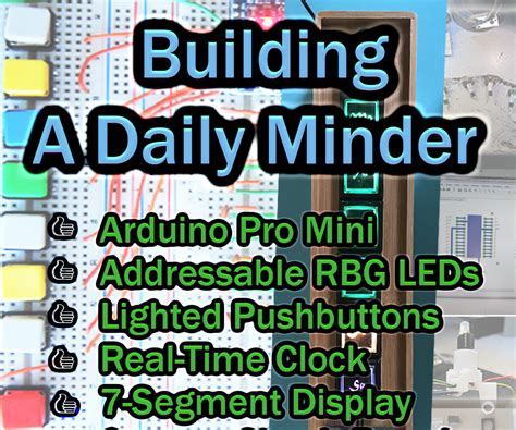 Daily Reminder Button Calendar With Arduino 15 Steps Instructables
