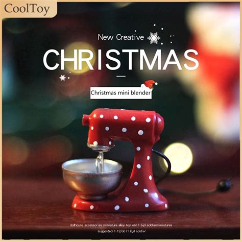 Cooltoy โมเดลเครื่องปั่นผสม ขนาดเล็ก สีแดง สําหรับตกแต่งบ้านตุ๊กตา 112