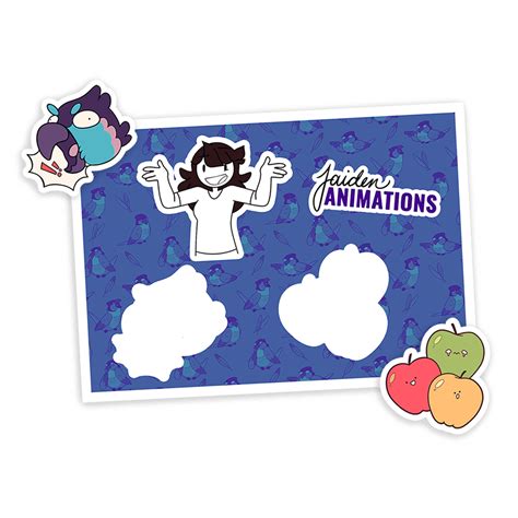 Sticker Sheet Jaiden Animations