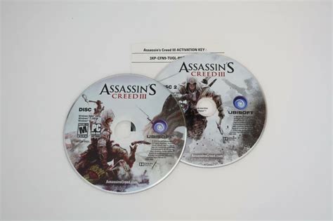 Pc Assassins Creed Iii 2 Cd Set Activation Key North American