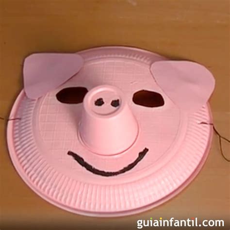 Manualidades De Disfraces Una M Scara De Cerdo
