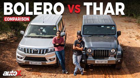 Mahindra Thar Vs Bolero Neo Off Road Review Suv Comparison Test 2022