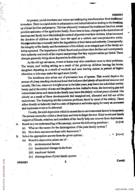 Mbse Hsslc Question Papers 2021 Pdf Aglasem