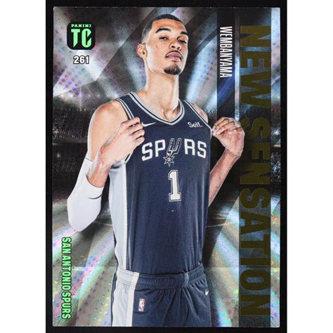 Victor Wembanyama 2023 24 Panini Top Class 261 Rc New Sensation