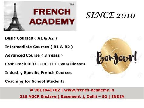 Master DELF DALF TeF TCF Exams At French Academy Delhi