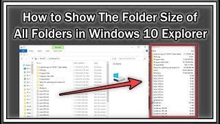 Windows Explorer Folder Size Blisstaia