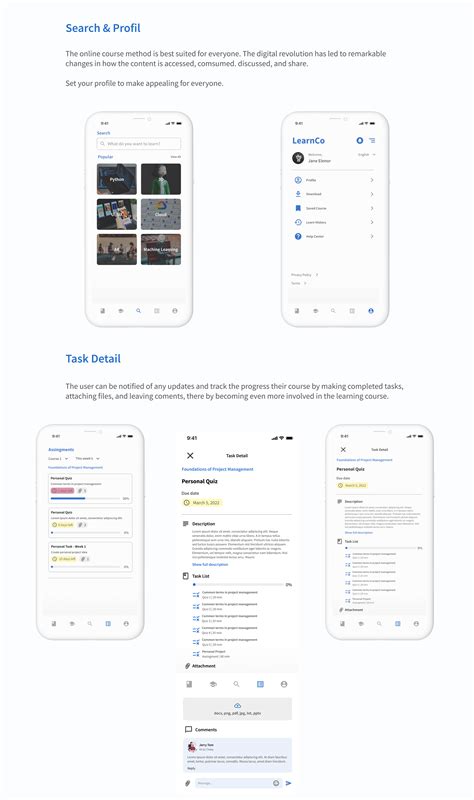 E Learning Mobile Application UX Case Study On Behance